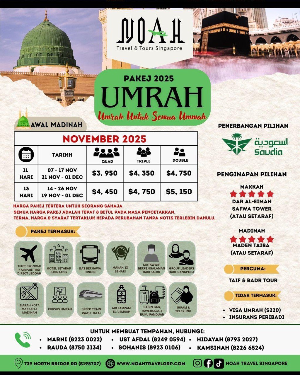 Umrah Packages – Noah Travel Group